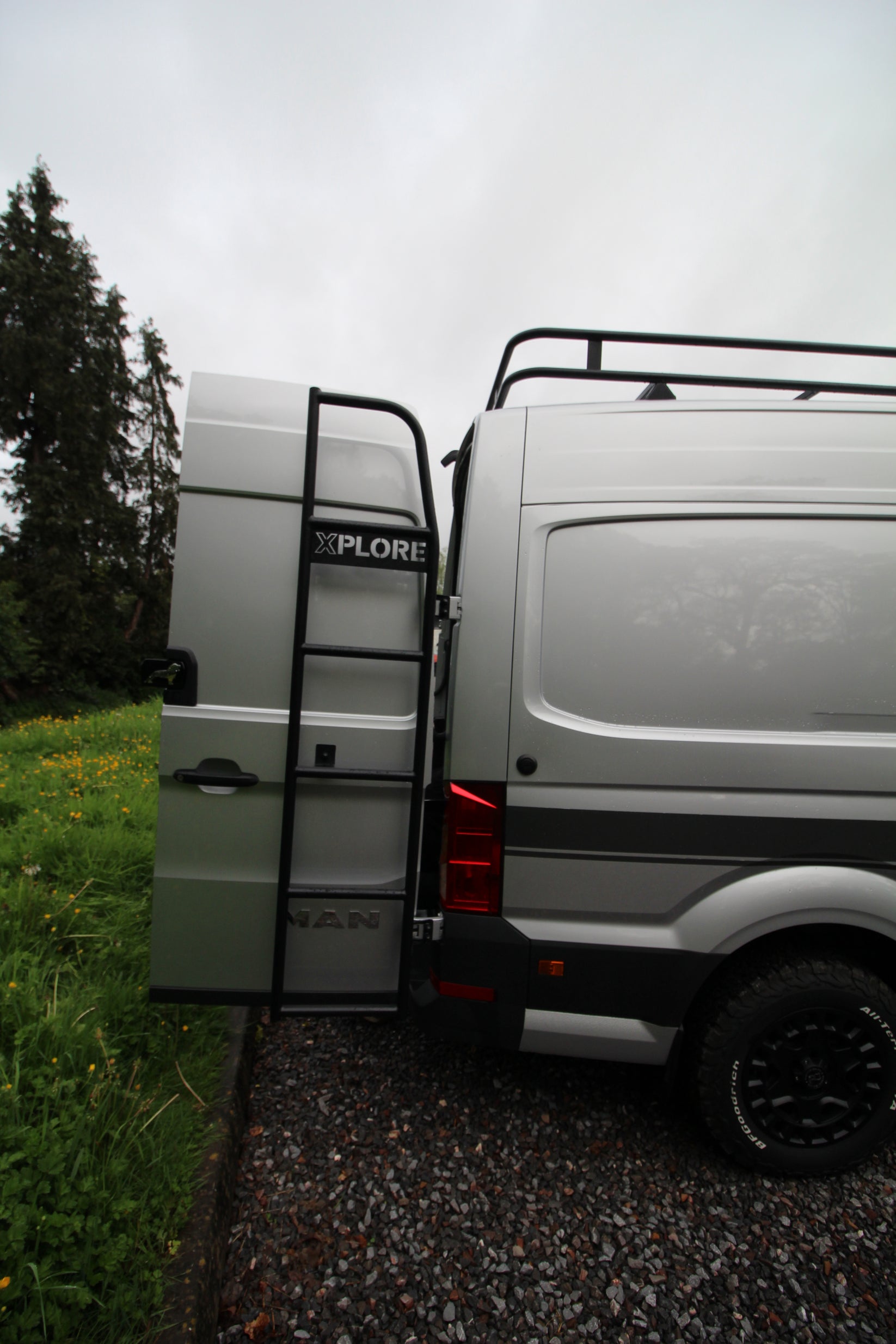 Xplore Campers Rear Door Ladder - Mercedes Sprinter / VW Crafter / MAN ...