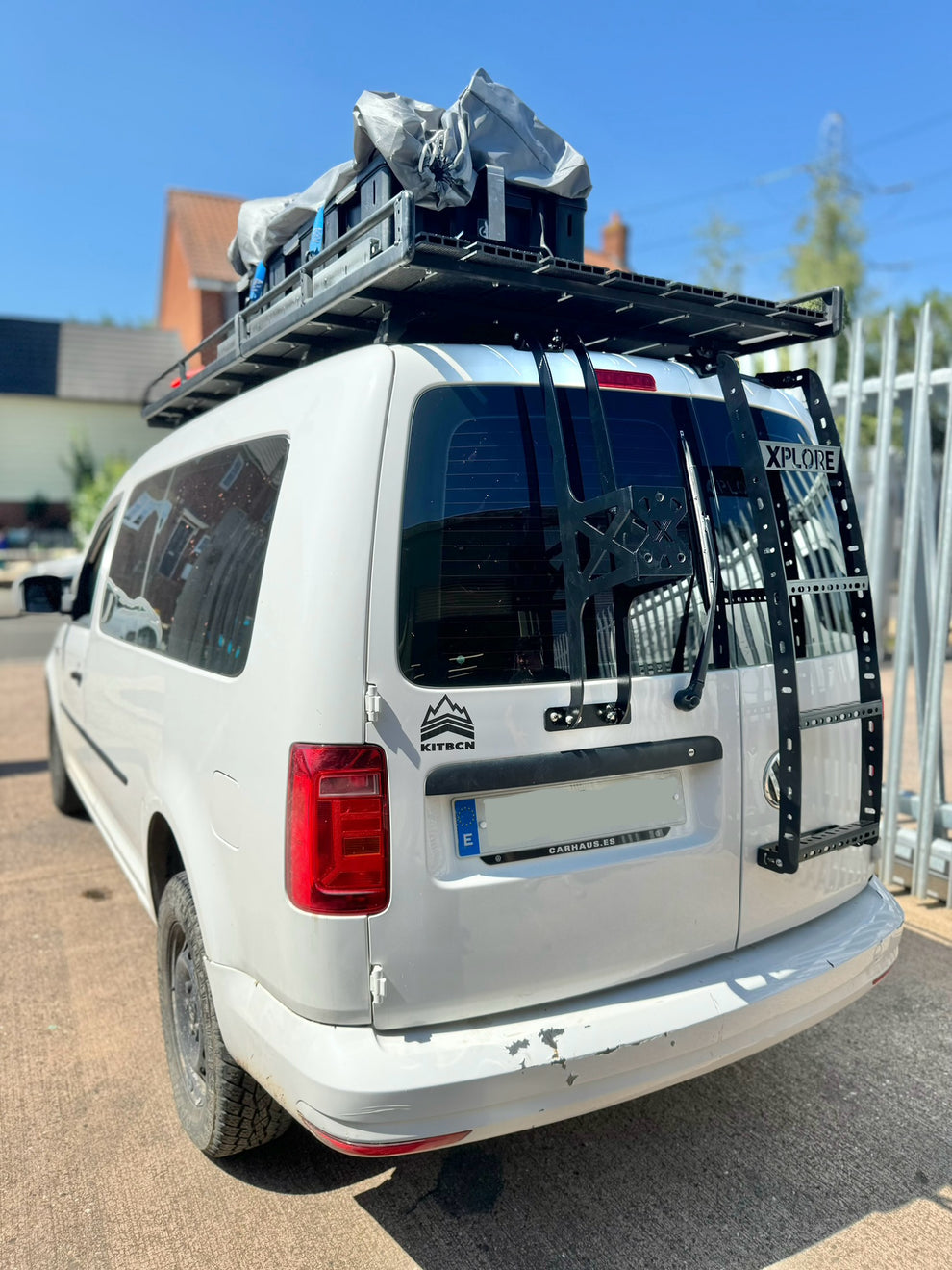 Mild Steel Xplore Volkswagen Caddy Spare Wheel Carrier – Xplore ...