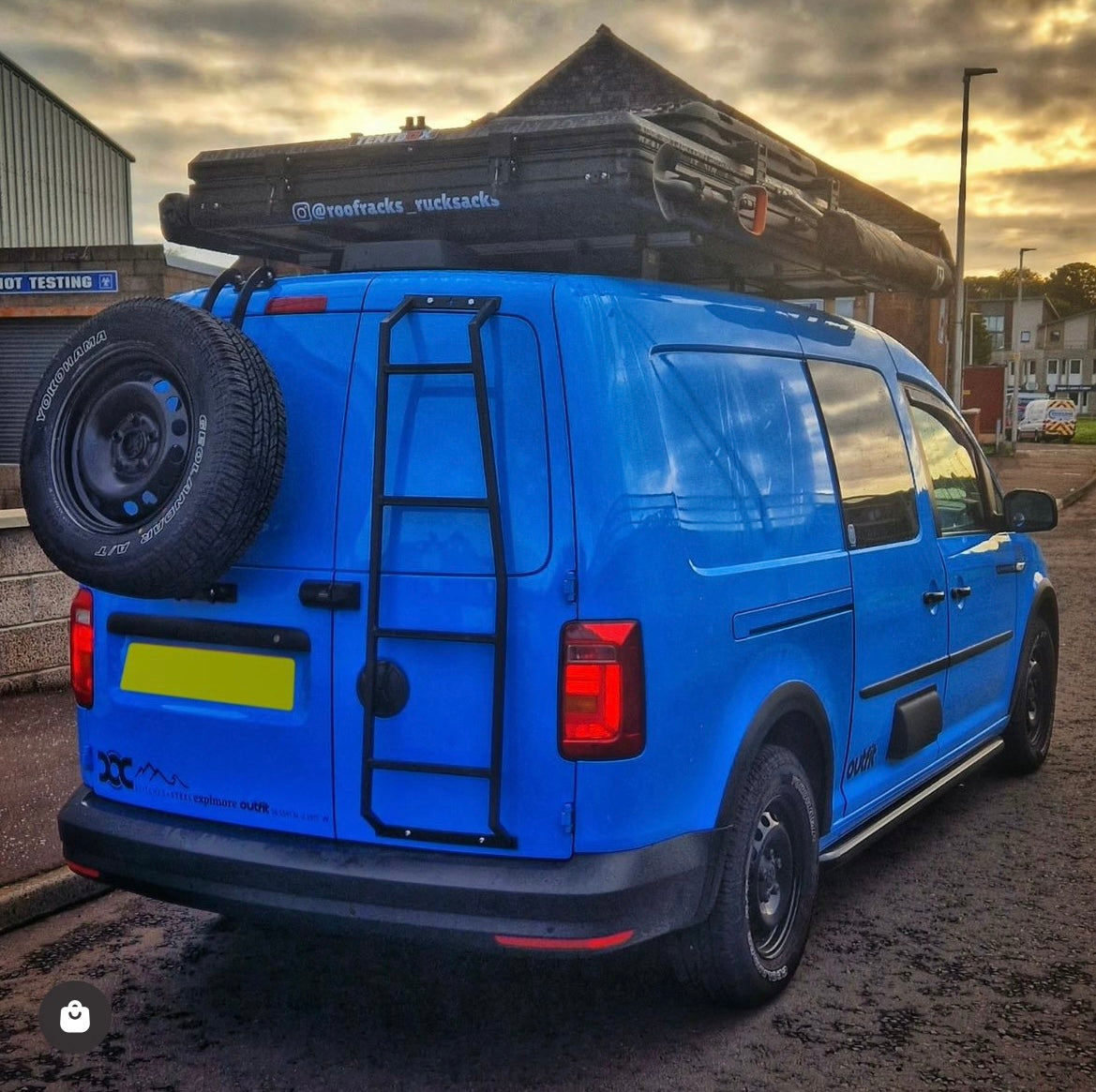 Volkswagen Caddy Spare Wheel Carrier Mild Steel – Xplore Campers Store