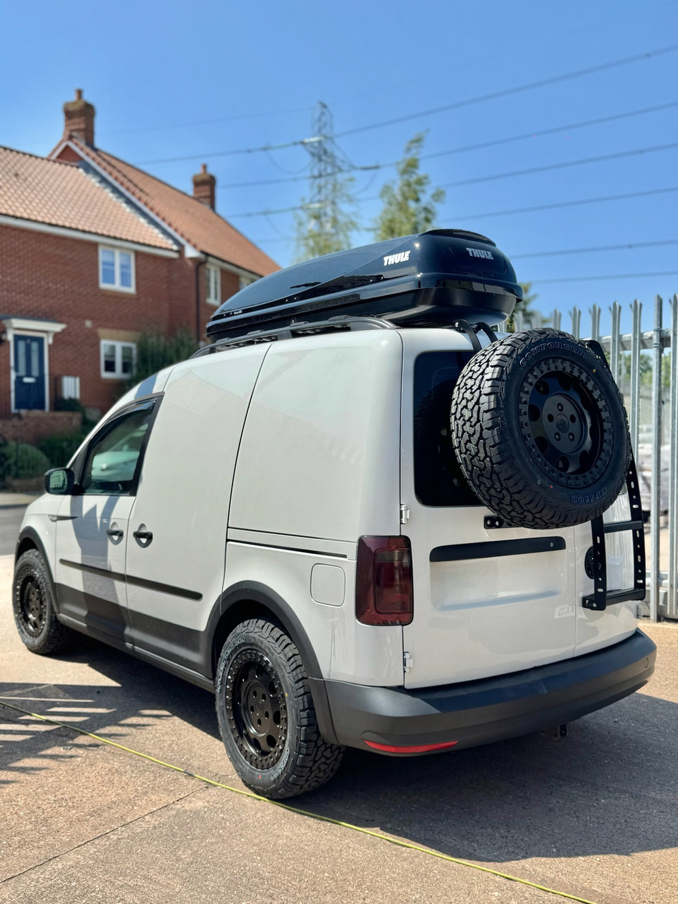 Mild Steel Xplore Volkswagen Caddy Spare Wheel Carrier – Xplore ...