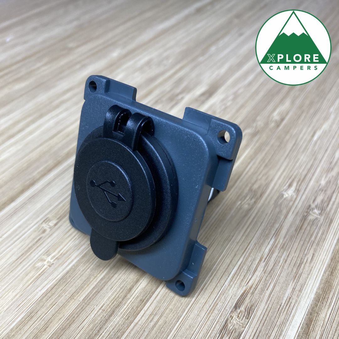 CBE Grey Double USB Charger – Xplore Campers Store